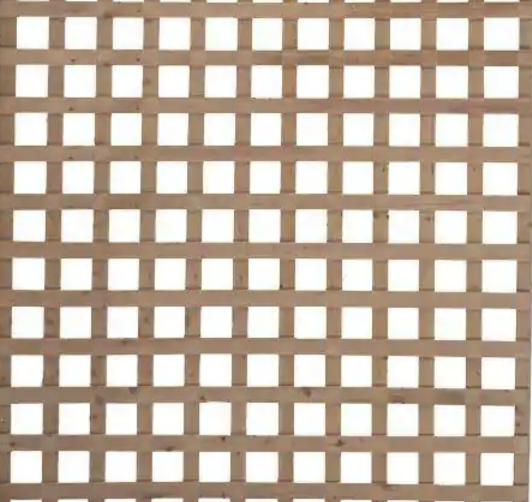 1/2" 4'X8' SQUARE PRIVACY LATTICE 1-3/4" SPACING PT (20665) | Lattice ...