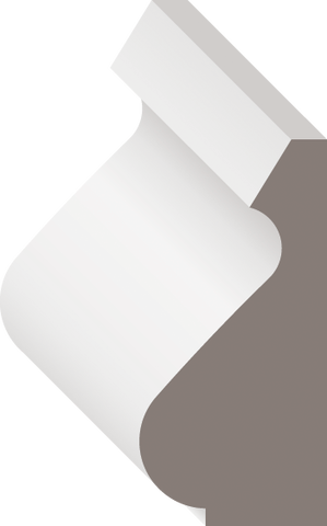 COLONIAL BASE 9/16"X3-1/2" PRIMED FJ WM-662 8385AFJP 662PG INTERIOR USE ...