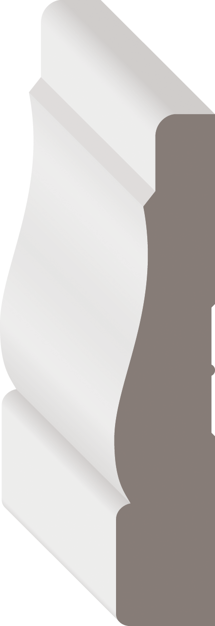 COLONIAL CASING 11/16"X2-1/2" PRIMED FJ WM-351 8710FJP 351PGF INTERIOR ...