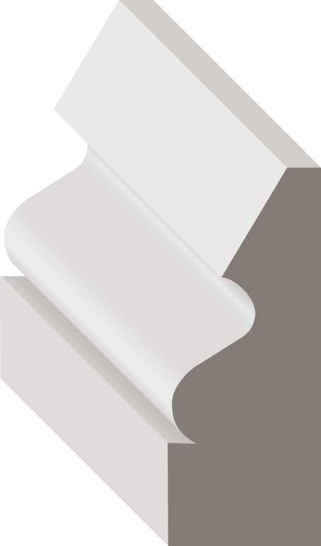 CROWN 9/16"X3-9/16" PRIMED FJ LWM-49 8009 49LPG INTERIOR USE ONLY ...