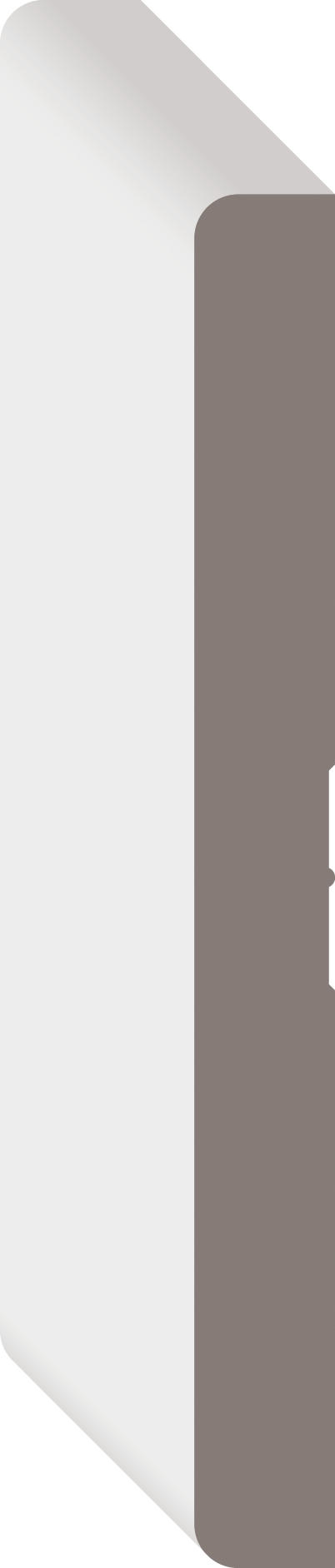 SPEED BASE 9/16"X5-1/4" PRIMED FJ LWM-163E B400 163ESPG INTERIOR USE ...