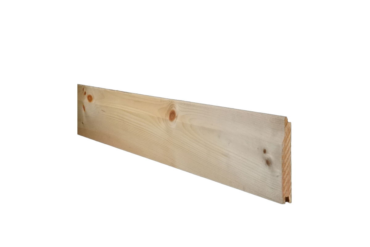 CLAPBOARD 1/2"X6" PRIMED FINISH ROUGH FACE PINE EASED EDGE HDF.568 ...