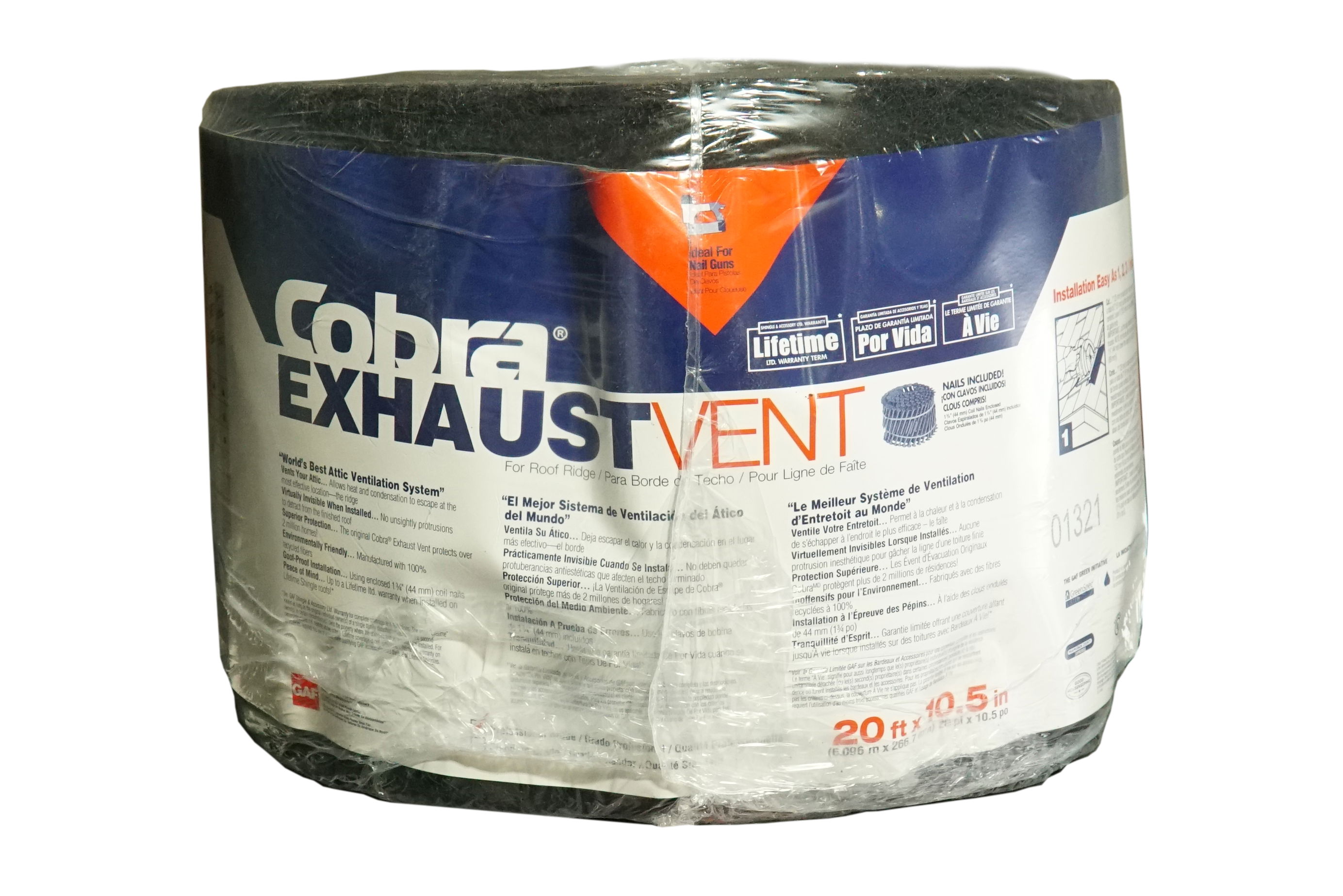 CERTAINTEED AIR VENT 82118 81112 4' SHINGLE VENT II RCV4 | Ridge Vents ...