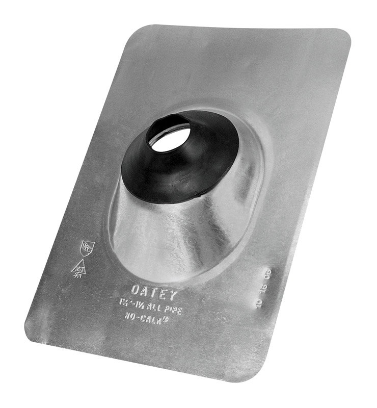 OATEY EPDM MASTER FLASH 8"X8" ROOF FLASHING BOOT FOR 1/4"-4" PIPE 14052 ...