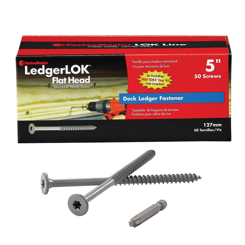 FASTENMASTER TIMBERLOK 10" WOOD SCREW 50CT FMTLOK10-50A | Wood Screws ...