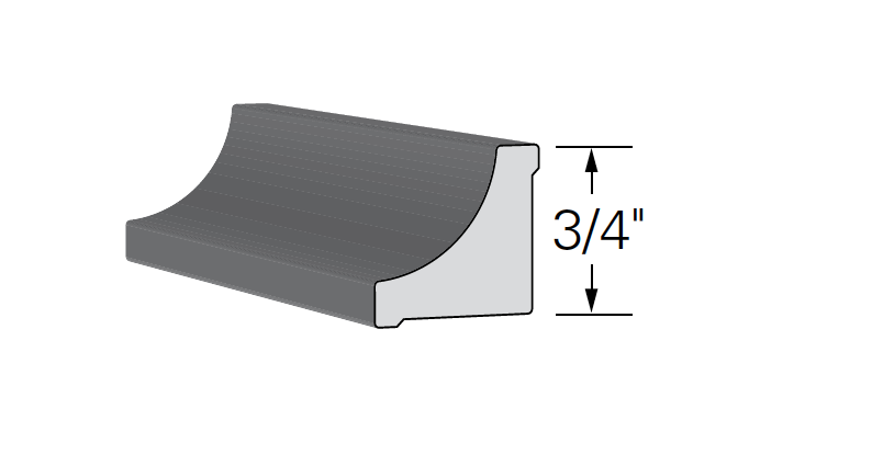KLEER PVC SHEET 3/4" 4X8 #9034 | PVC Mouldings + Corners | Hancock ...