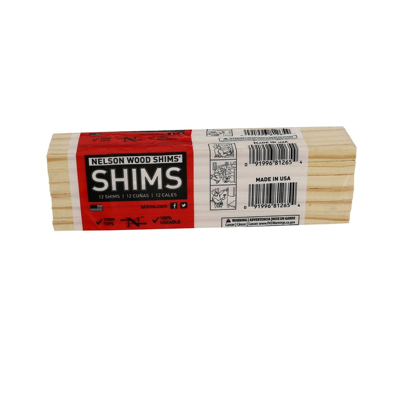 SBC WOOD SHIMS 12-PK PSH81252 SBCMSWB | Shims | Hancock Lumber Shop
