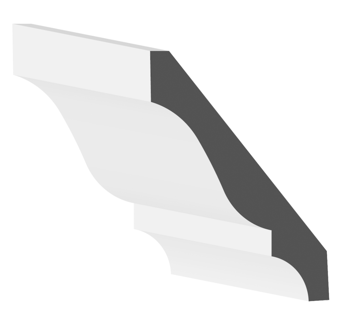 CROWN 9/16"X3-9/16" PRIMED FJ LWM-49 8009 49LPG INTERIOR USE ONLY ...