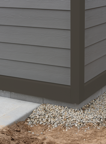 AZEK CAPTIVATE TRIMBOARD 1"X8"-16' MIDNIGHT BLACK AF10008192PP 2 Pack ...