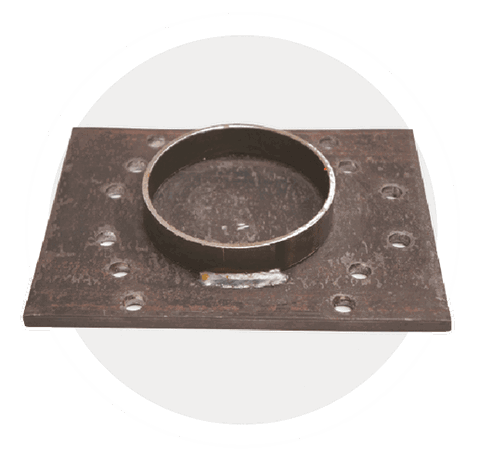 LALLY COLUMN WITH PLATES 3-1/2"X8' 92LB B0806 | Lally Columns | Hancock ...