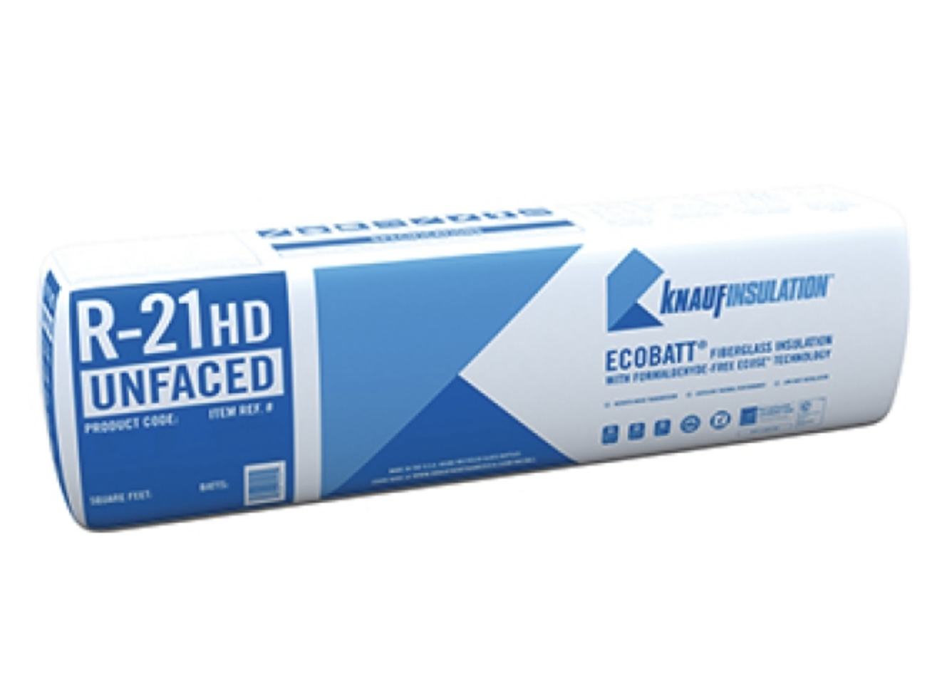 KNAUF KRAFT FACED BATT 5-1/2"X15"X93" R21 HIGH DENSITY 67.81 SQFT 7PCS ...