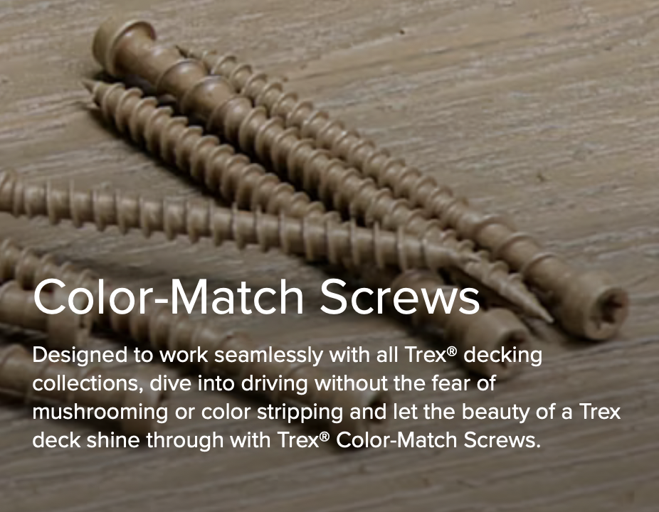 TREX COLOR MATCH 2-1/2" SCREW WHISKEY BARREL 350CT TXFCM25WB35001 ...