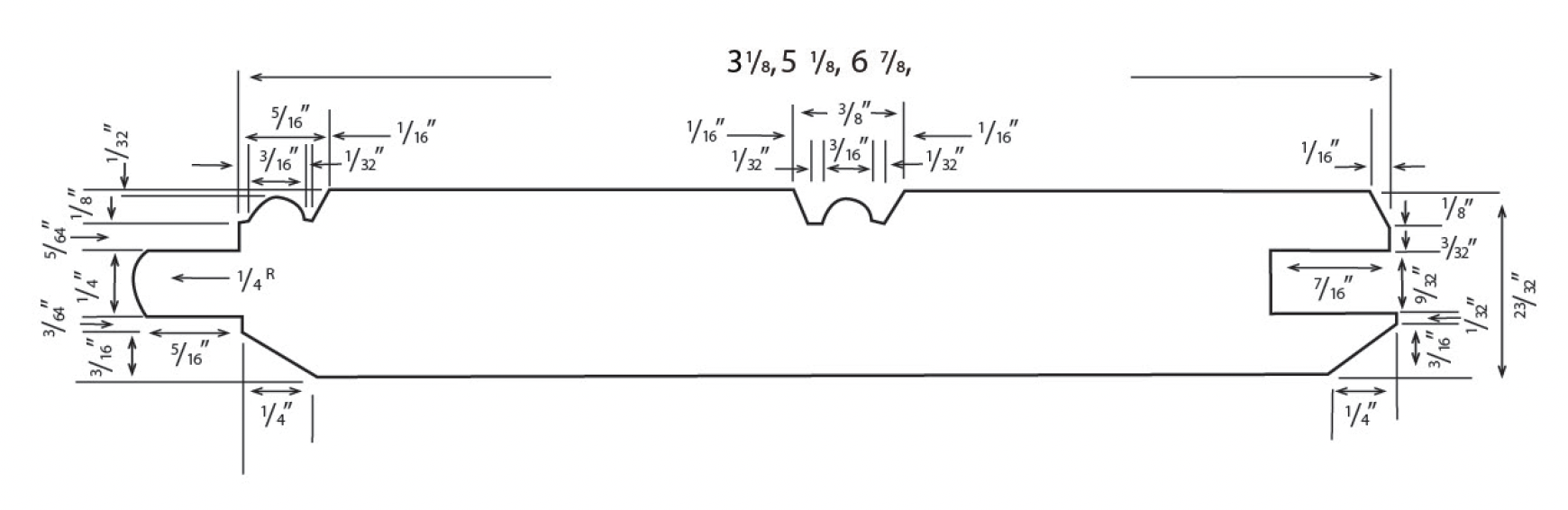 PRIMED FINISH 1X6 PINE EDGE & CENTER BEAD | Primed Boards | Hancock ...