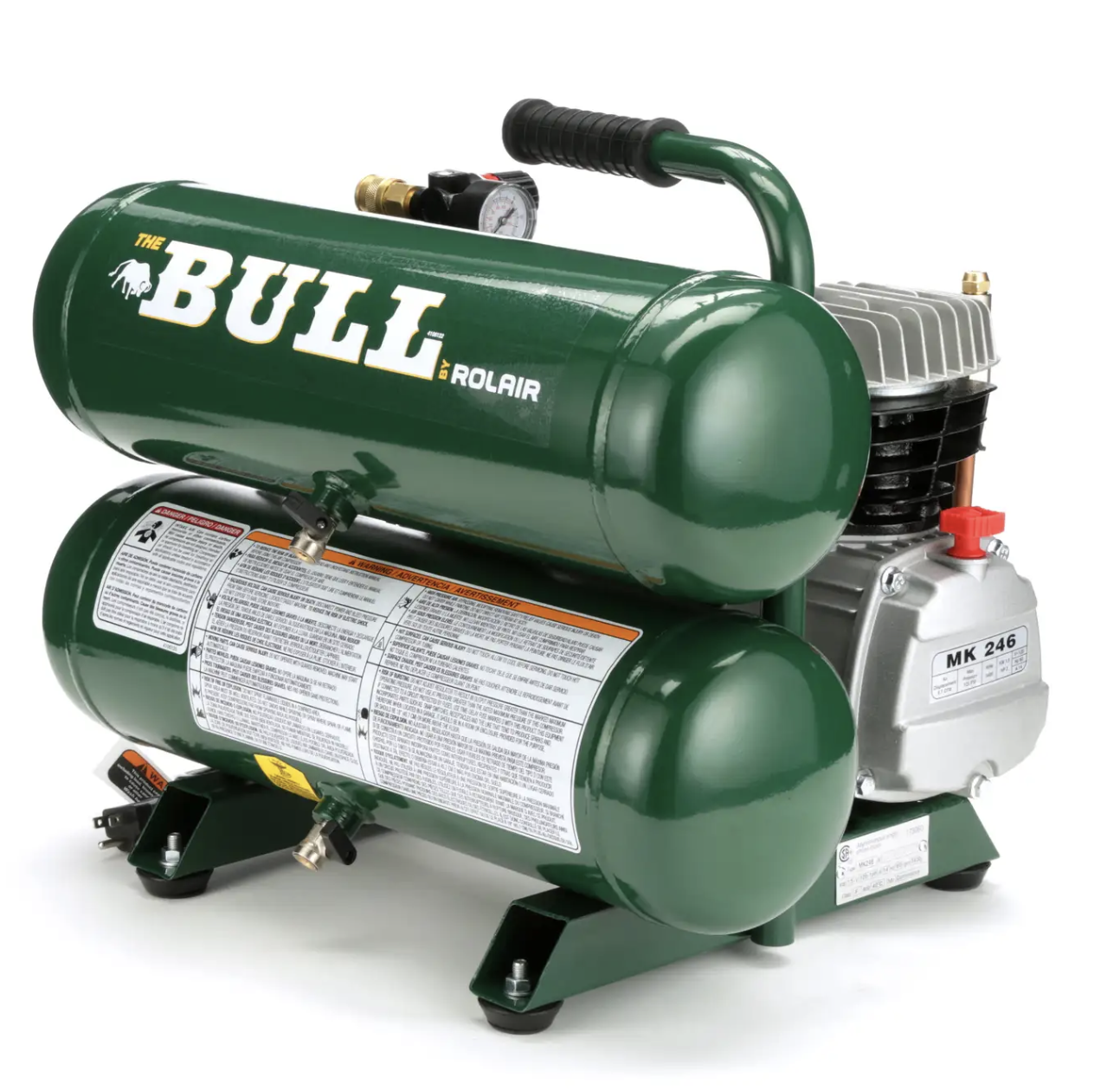 GRIP-RITE 1.5 GALLON 60DB ULTRA QUIET AIR COMPRESSOR | Bostitch Gun ...