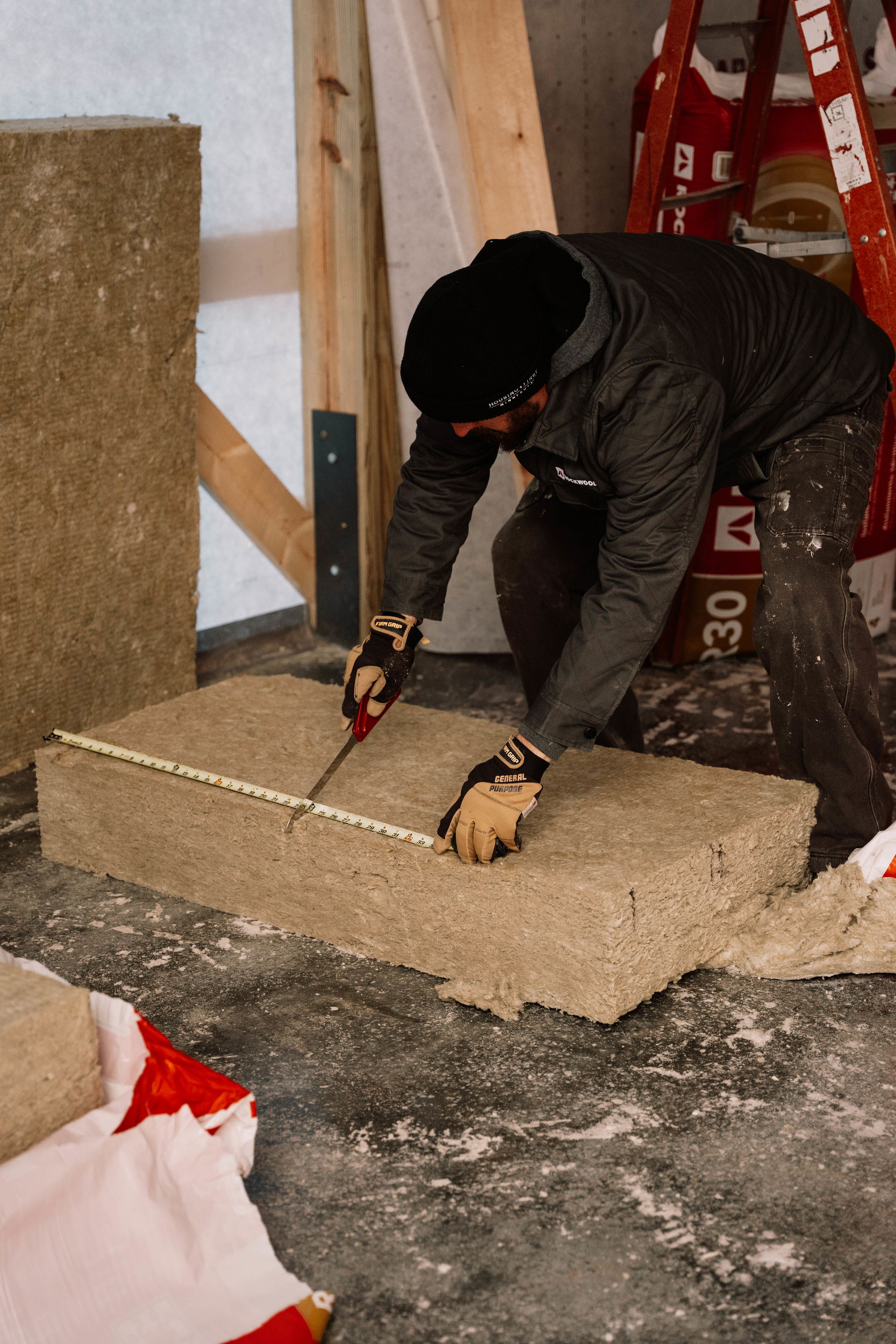 ROCKWOOL COMFORT BATT 9-1/2"X15-1/4"X47" R38 4-BATTS 19.9SF RXCB381525 ...