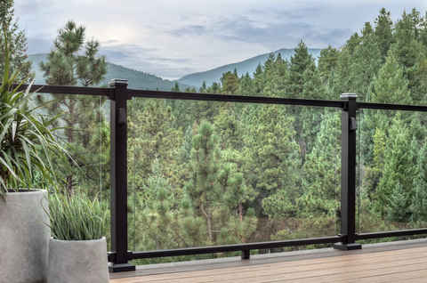 TREX SIGNATURE X-SERIES FRAMELESS GLASS INFILL KIT HORIZONTAL ONE SIZE ...