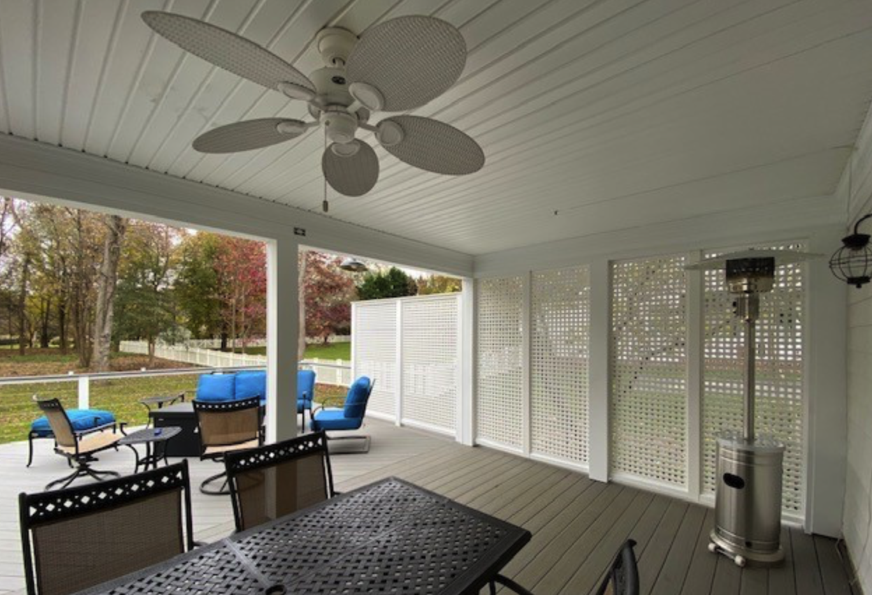 PERMALATT 1" SQUARE GRID DURASHELL VINYL LATTICE 1/2"X4'X8' | Vinyl ...