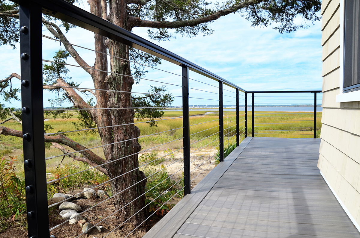 RDI ENDURANCE 6'X36" LEVEL RAIL KIT SQUARE BALUSTER WHITE VINYL ...