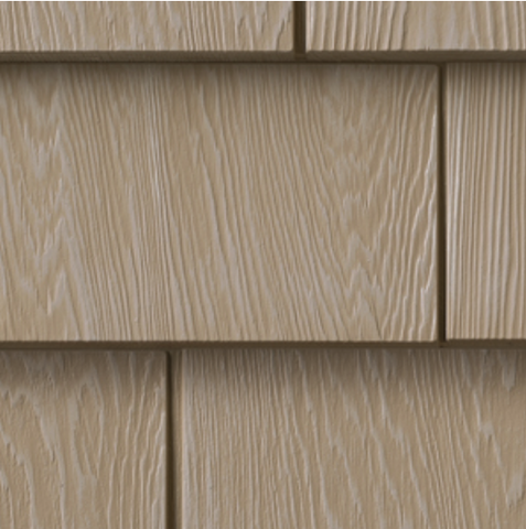 GRAYNE SHAKE & SHINGLE 5"X5' PANEL CAPE GREY 1/2-SQ #401 ENGINEERED PVC ...