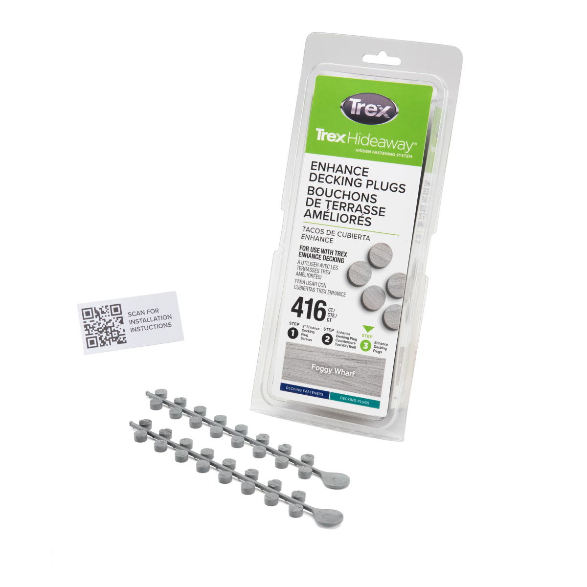 TREX COLOR MATCH 2-1/2" SCREW TIKI TORCH 75CT 20SQFT TXFCM25TT7501 ...